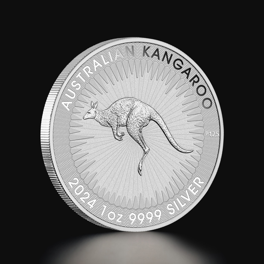 1 oz Australian Kangaroo Silver Coin - Tavex Norway