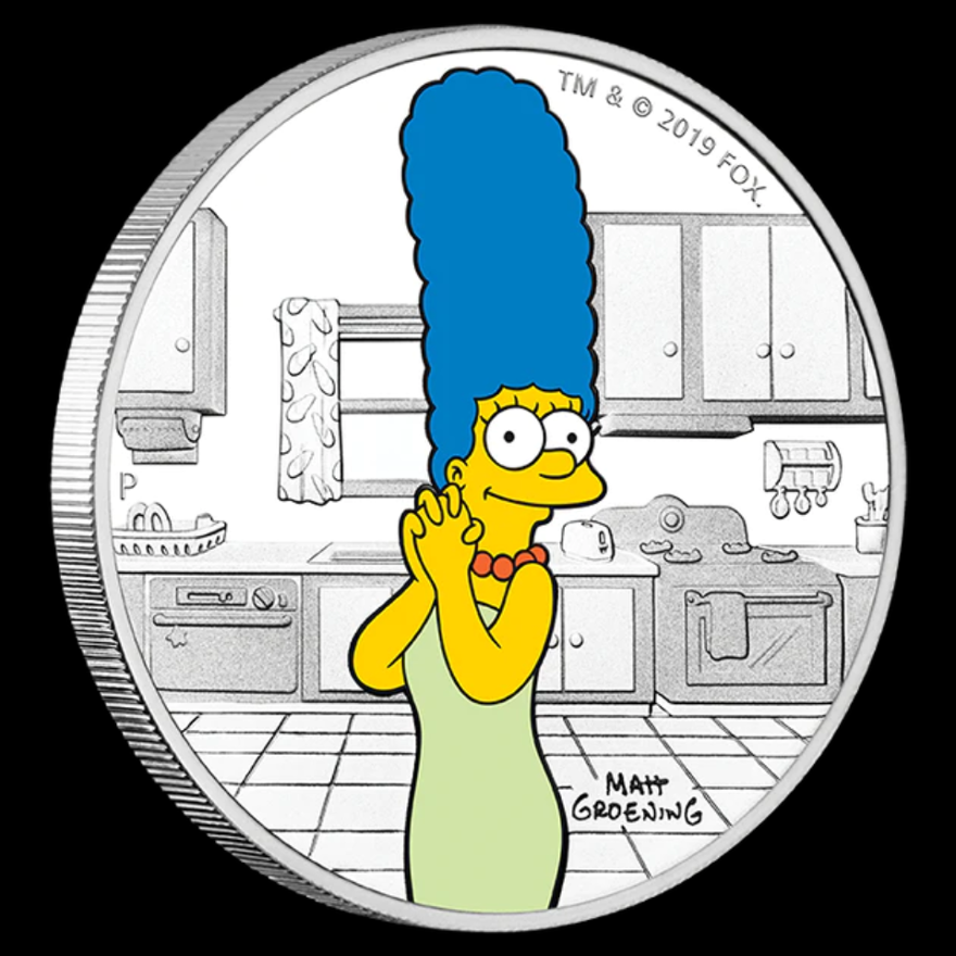 1 oz Simpson sølvmynt - Tavex Norway